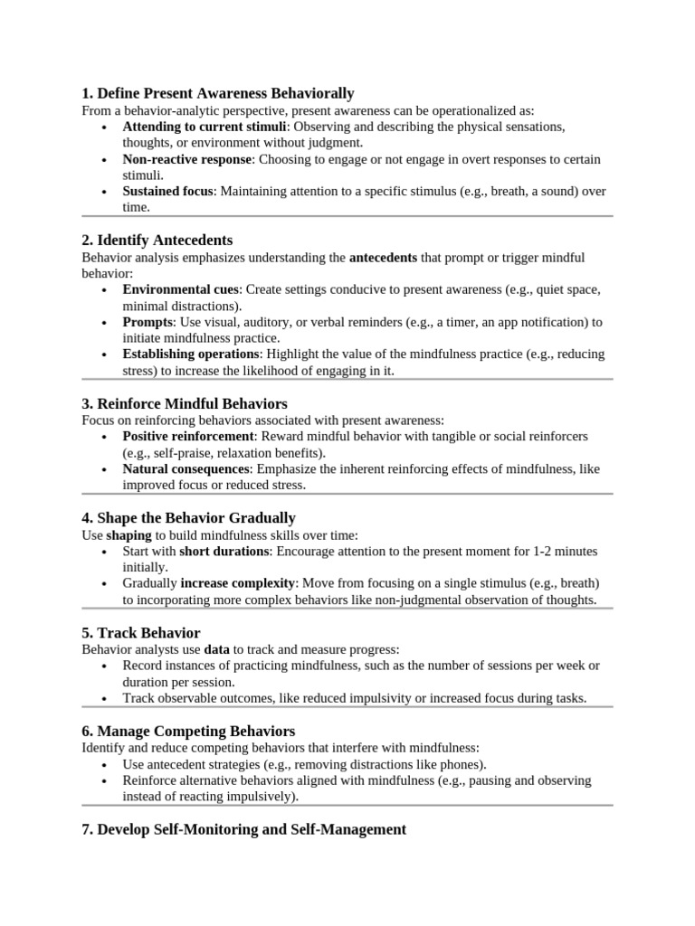 ACT Guidelines | PDF | Reinforcement | Behaviorism