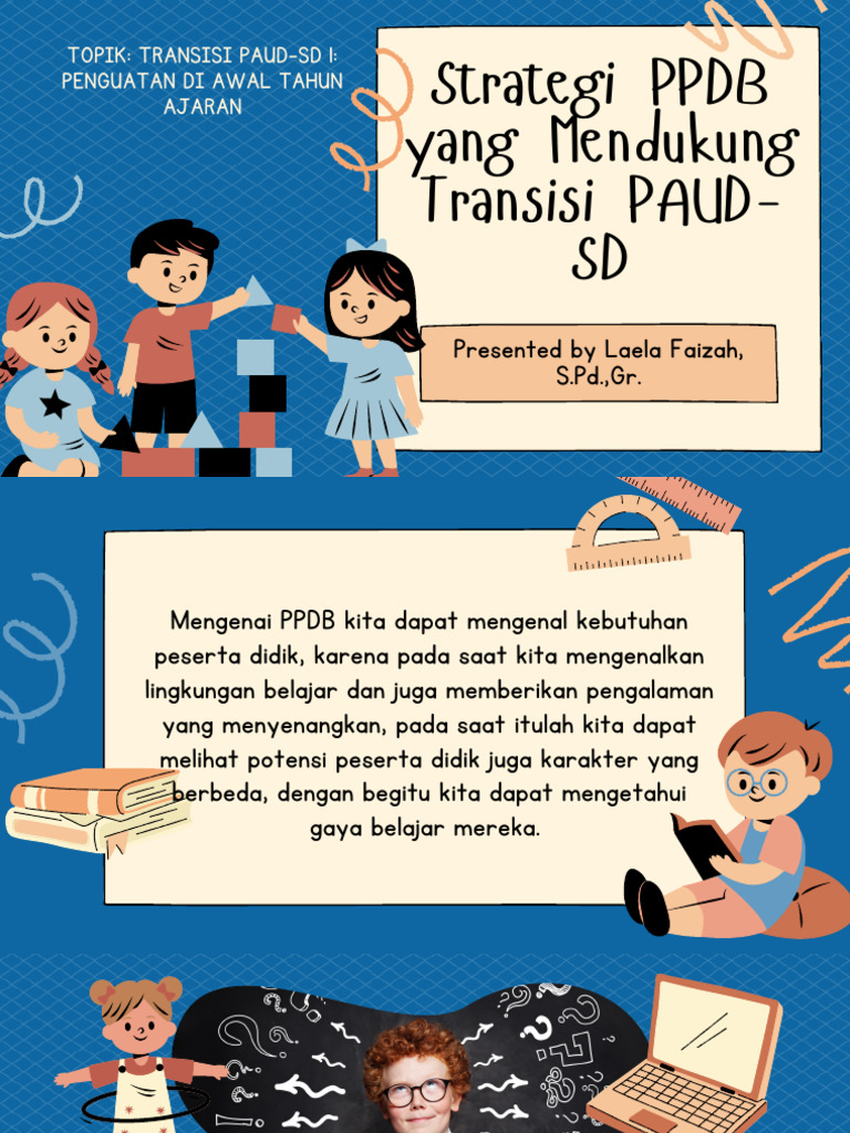 Transisi PAUD-SD 1-Strategi PPDB Yang Mendukung Transisi PAUD-SD | PDF