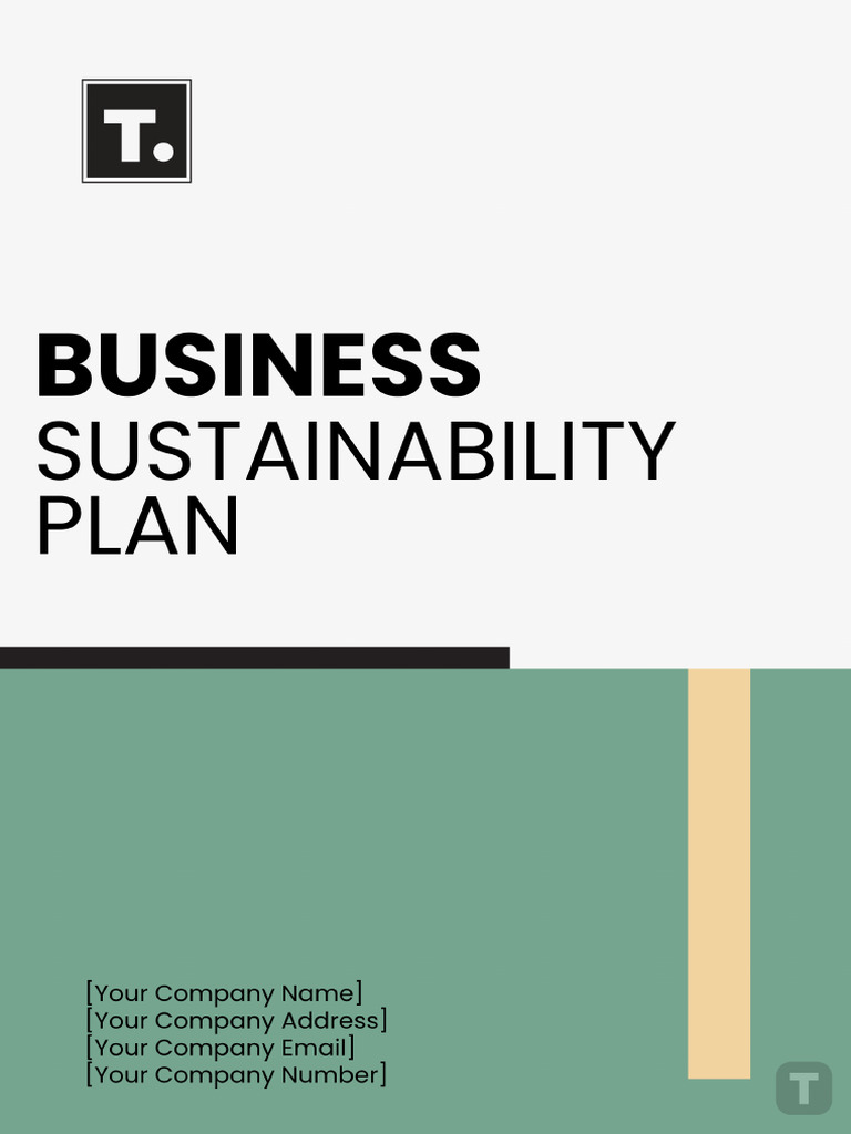 Business Sustainability Plan Template | PDF