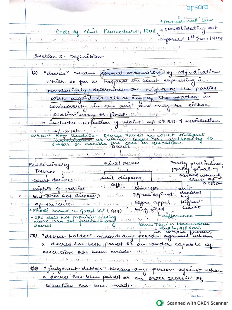 CPC Notes by Shatakshi Yadav | PDF