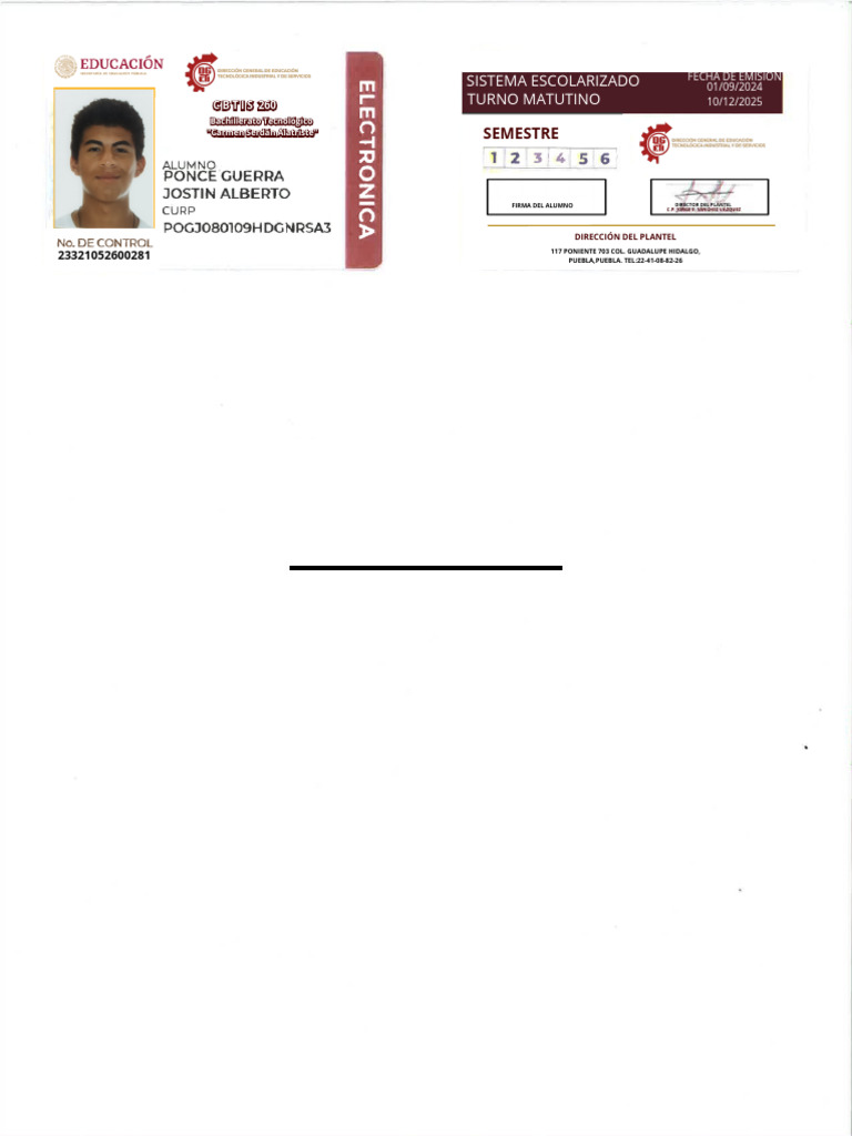 Credencial CBTIS PDF | PDF