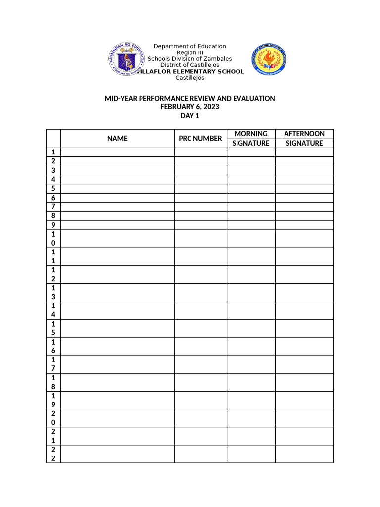 MPRE Attendance 2023 | PDF