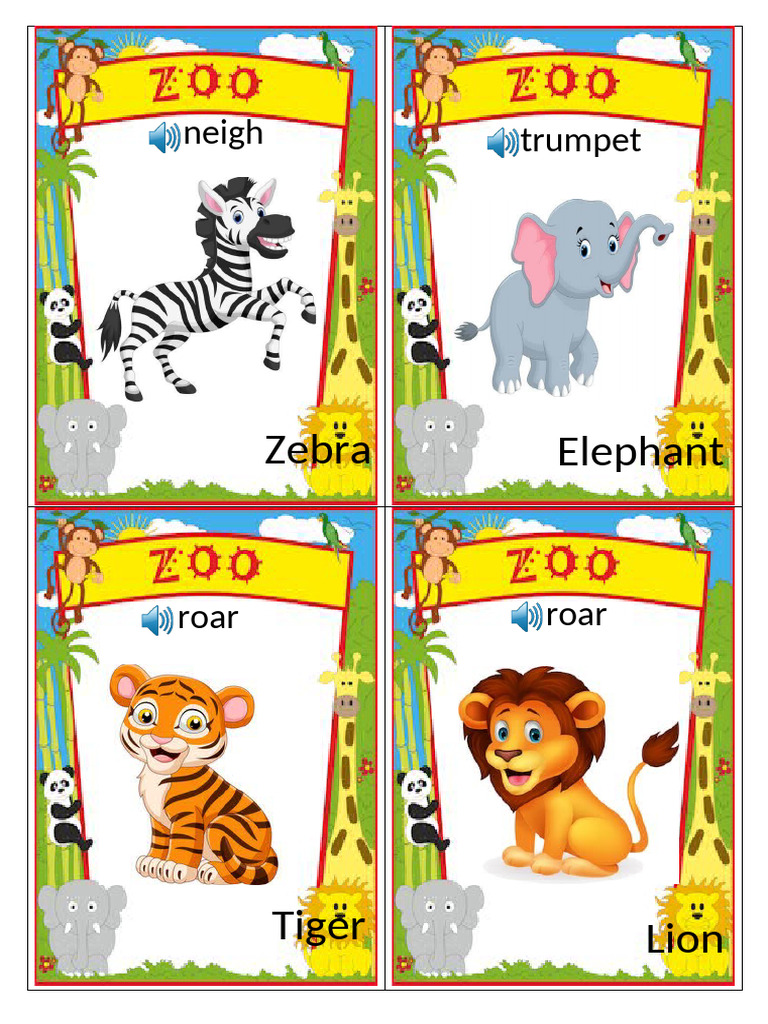 FC6 Animals With Sounds | PDF