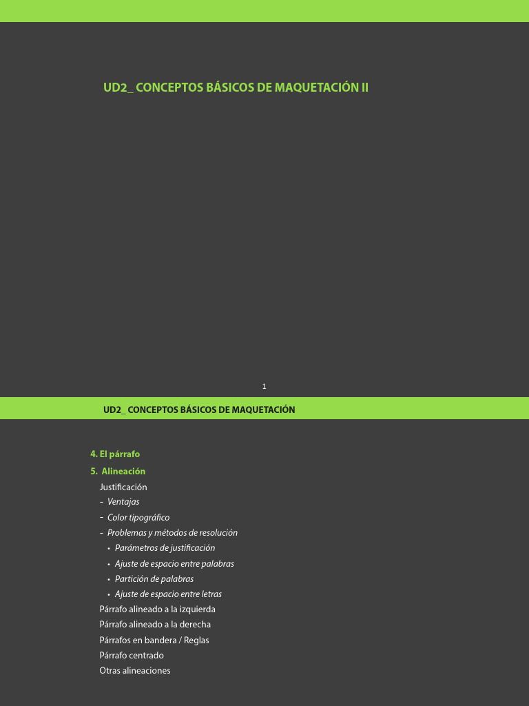 UD2 - Conceptos Básicos 2 | PDF | Diseño de página | Tipografía