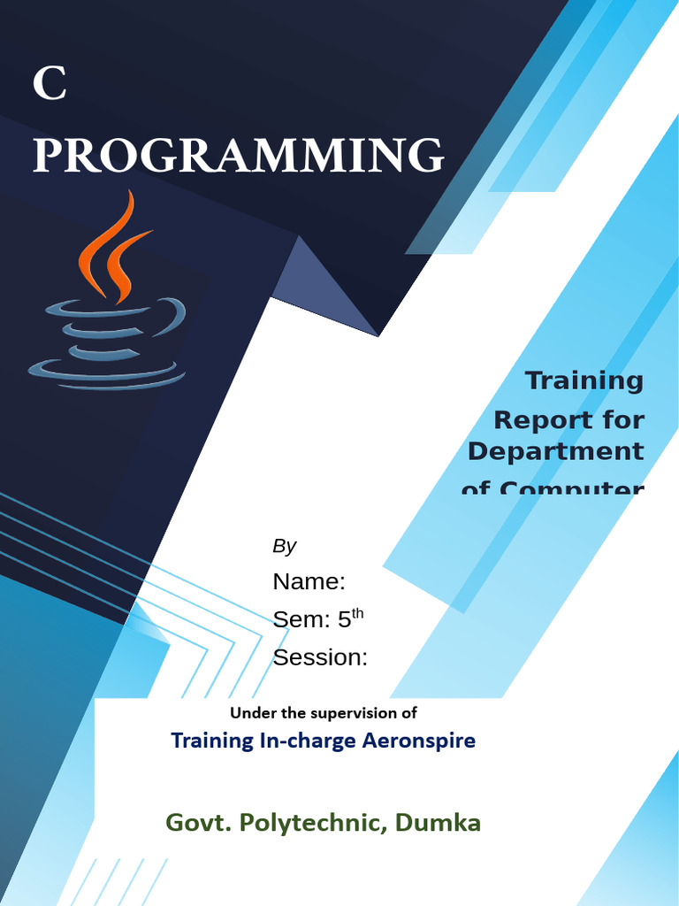 Computer Programming Training Report | PDF