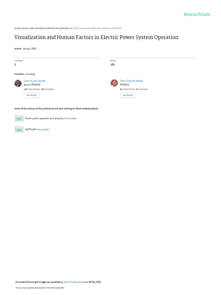 Power System Visualization Insights | PDF | Electric Power Transmission ...