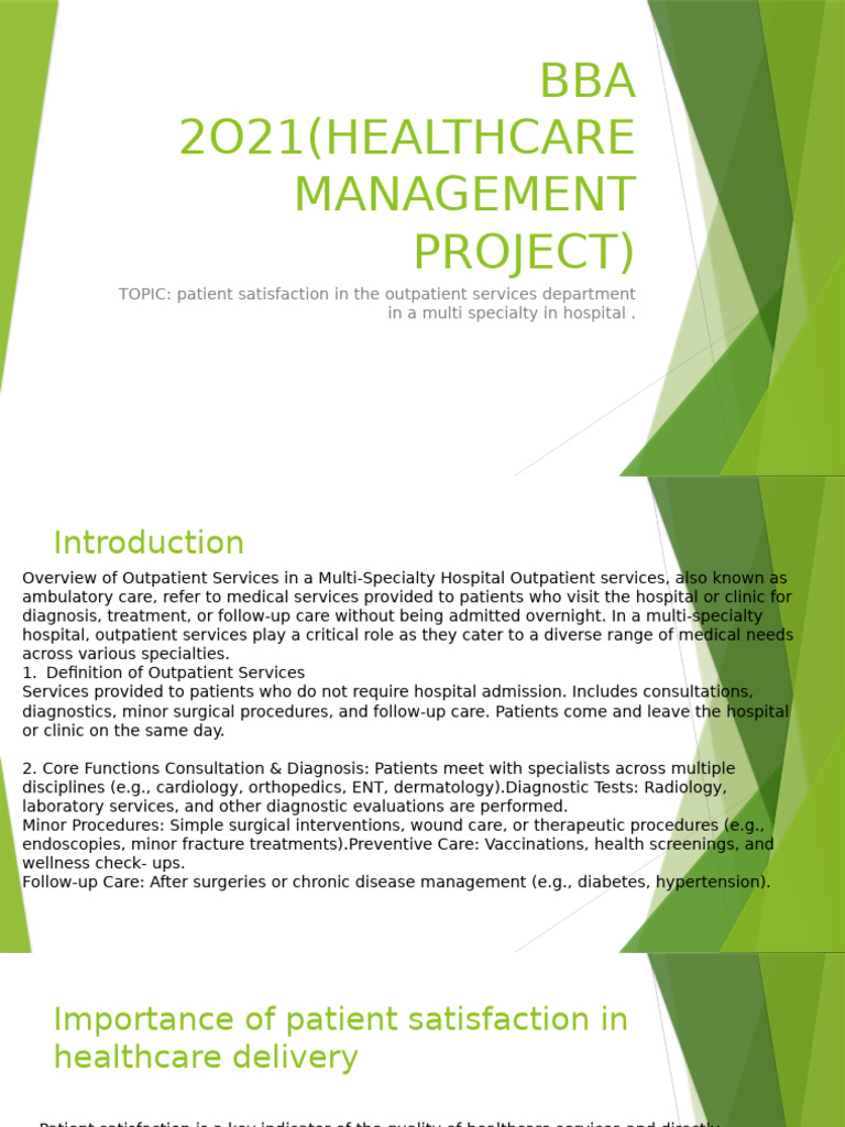 Healthcare Management Project | PDF | Patient | Health Care
