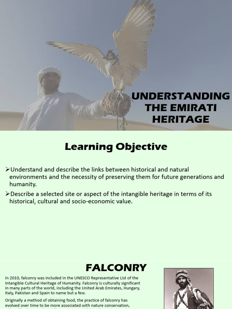 Emirati Falconry: A Cultural Heritage | PDF | Falconry