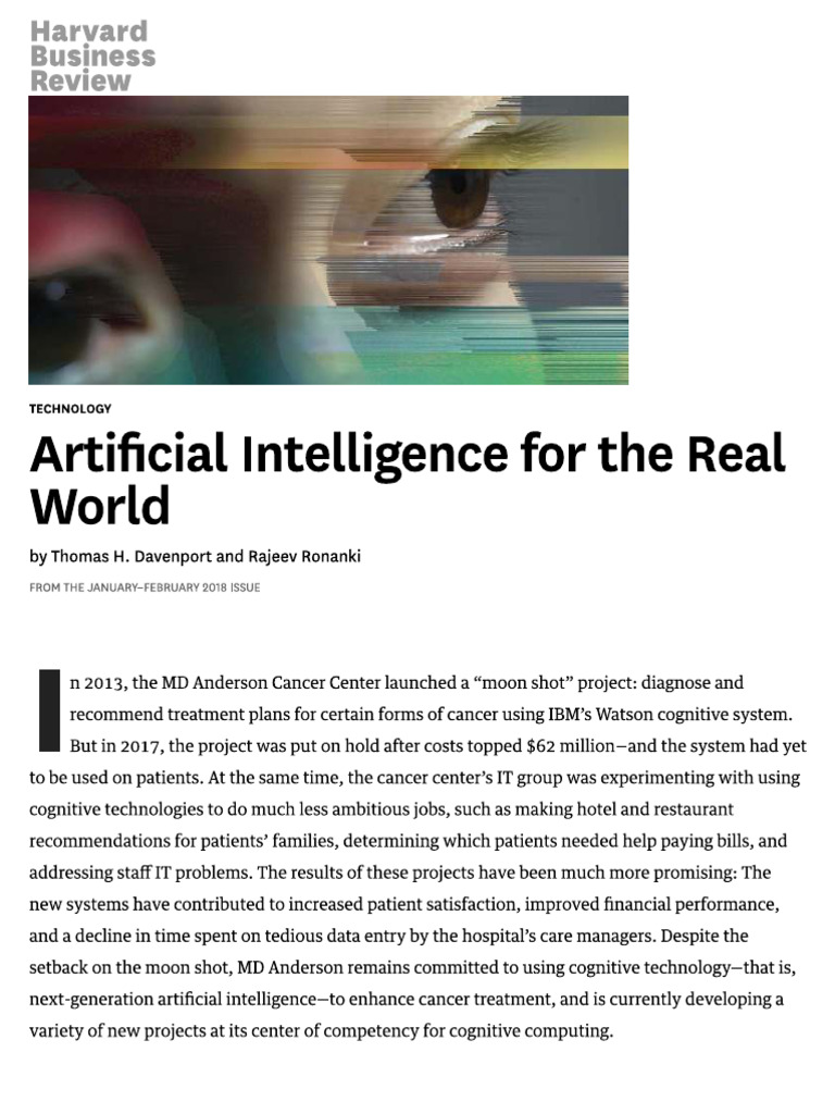 1150 Artificial Intelligence For The Real World | PDF