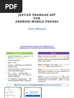 Jeevan Saakshya App User Guide | PDF | Mobile App | Camera