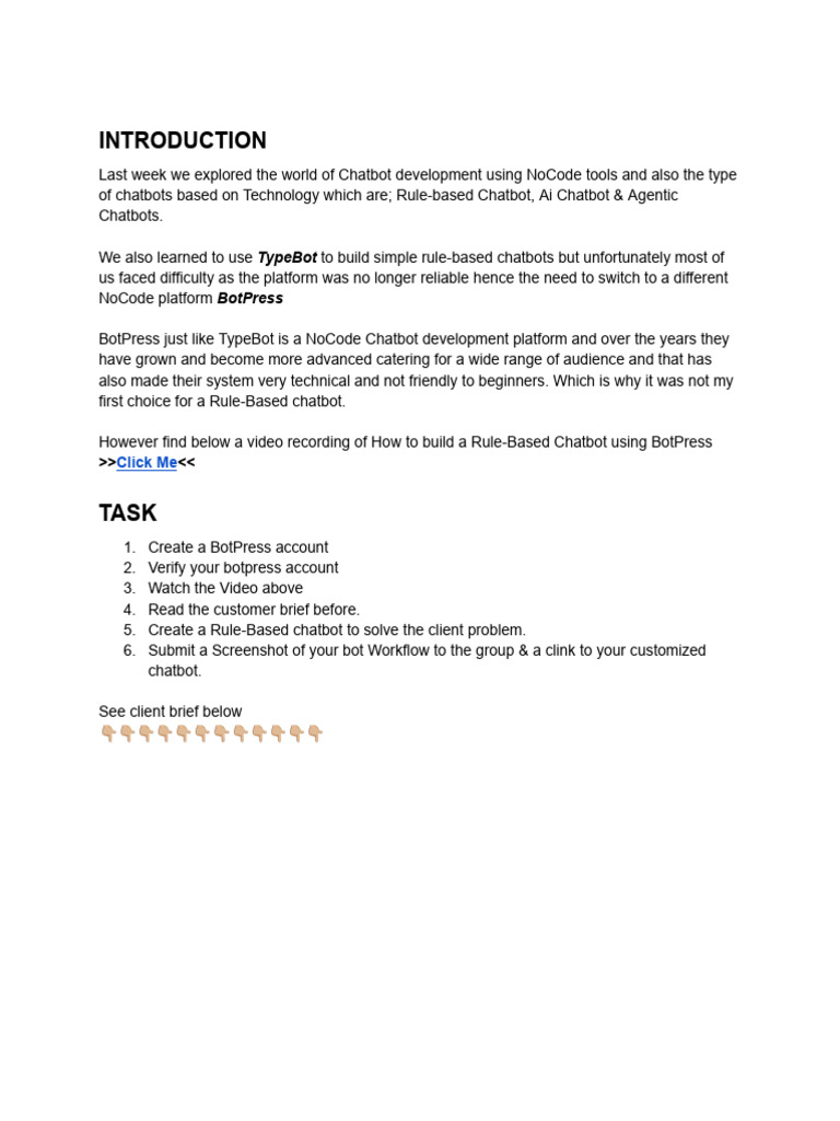 Introduction To BotPress | PDF