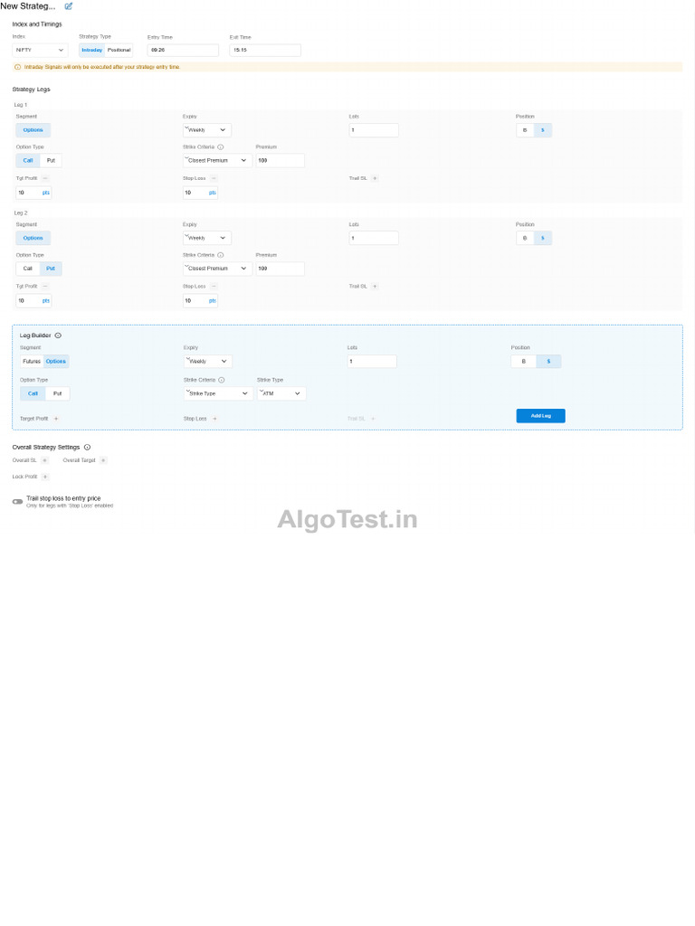 Algotest - Strategy - New Strategyhemant - 2025-02-15-12 - 29 - 44 | PDF