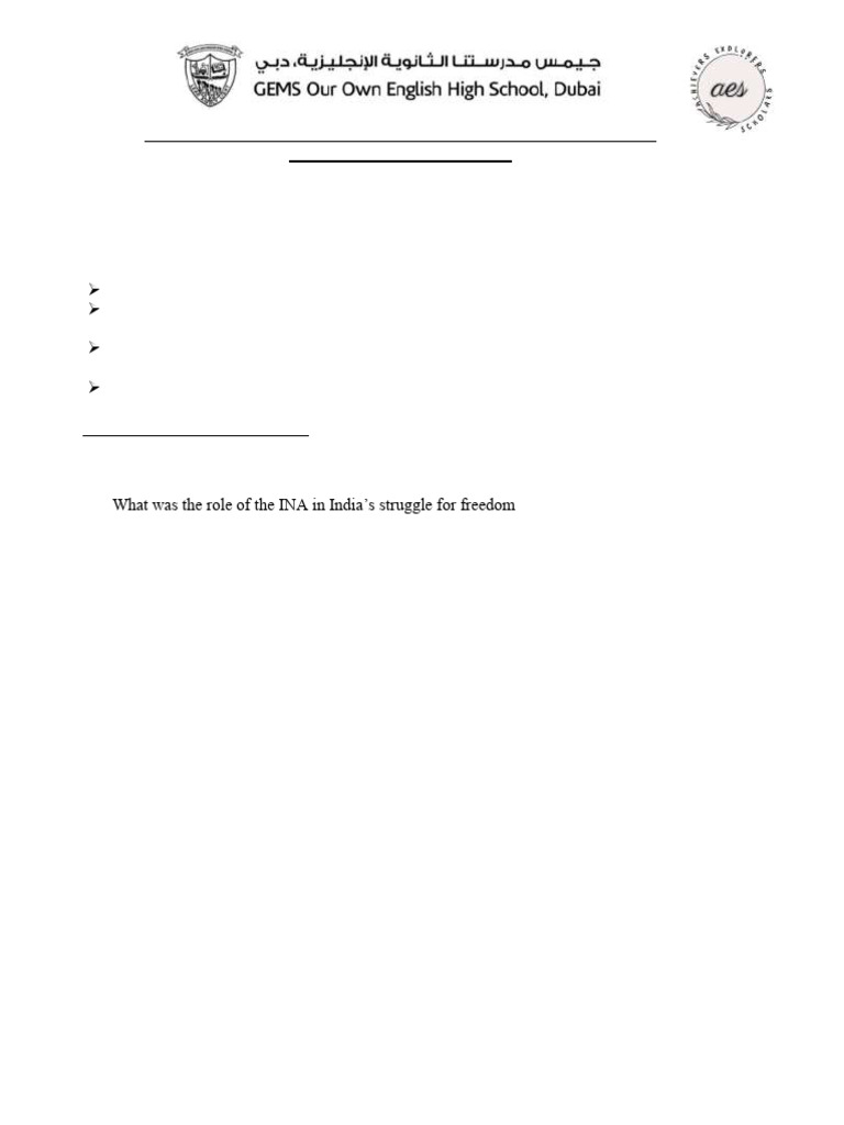 National Movement Gandhian Era- Worksheet | PDF | Indian Independence ...