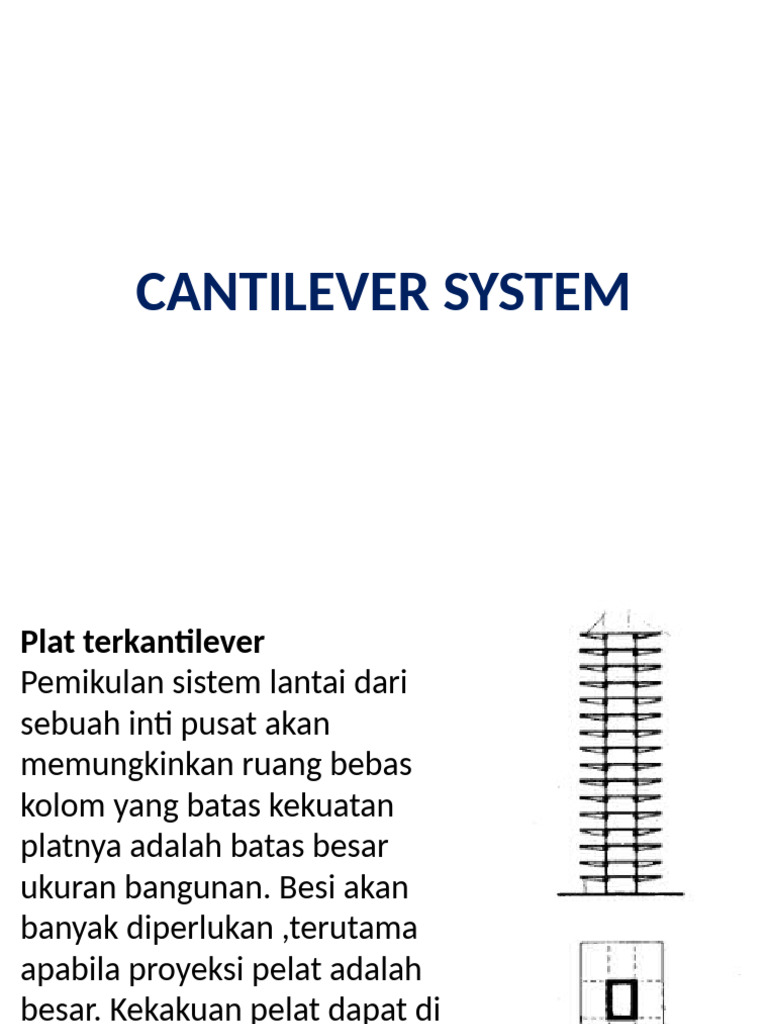 Cantilever System | PDF