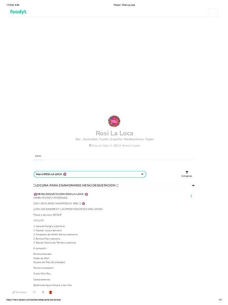 Foodyt - Rosi La Loca | PDF | Cocina occidental | Cocinando