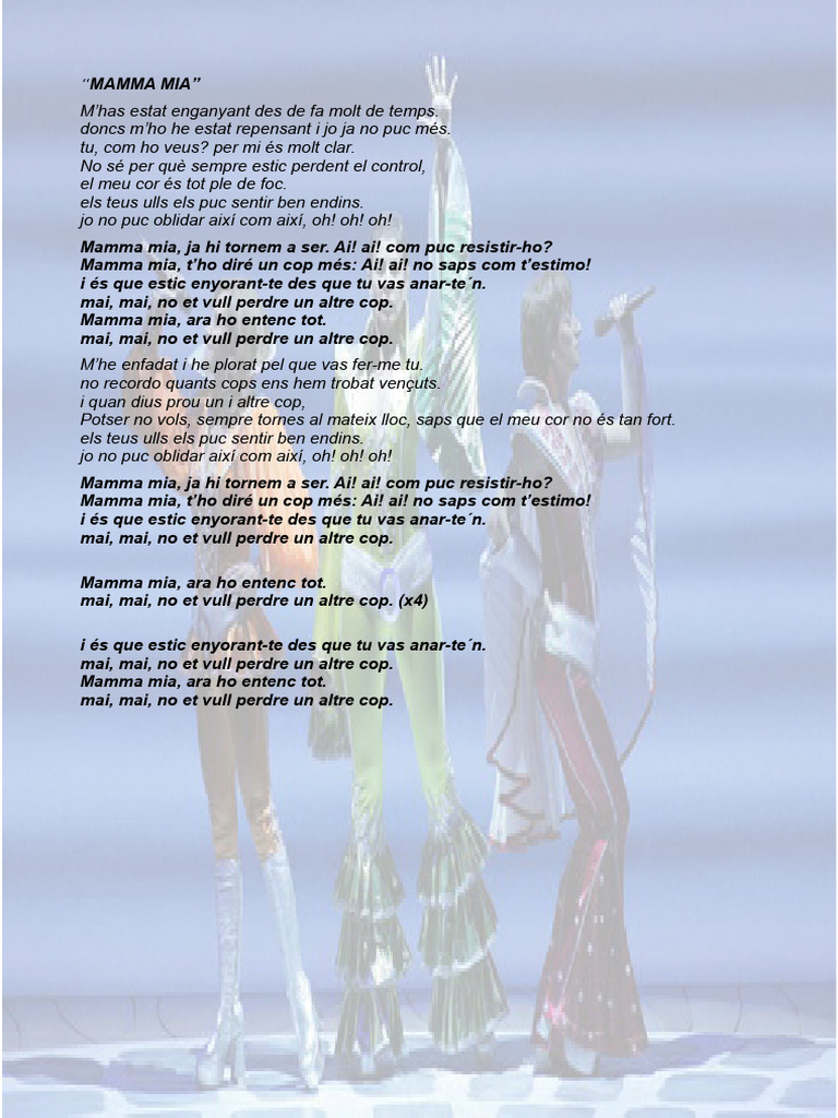 Mamma Mia | PDF