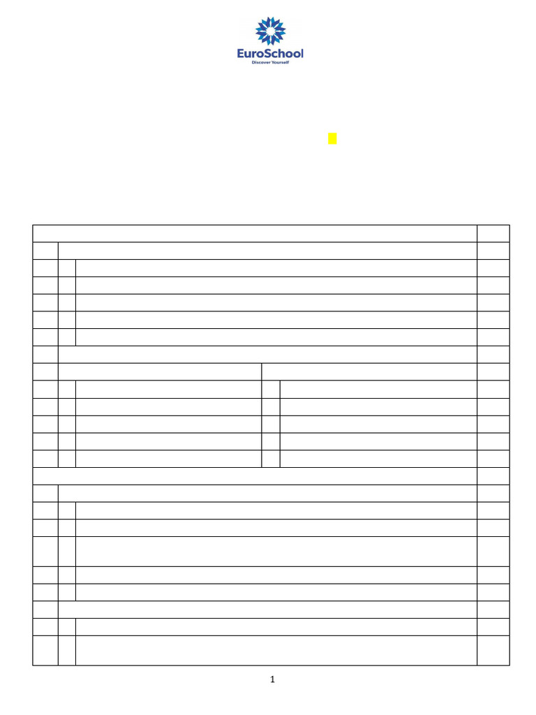 Grade 5 Science Sample Paper 2023 | PDF | Lever | Sun