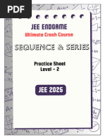 Sequence & Series JEE Mains 2025 PYQs | PDF | Mathematics | Chess