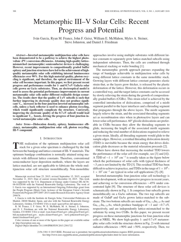 4-Garcia2016_Metamorphic_IIIV_Solar_Cells_Recent_Progress_and_Potential ...