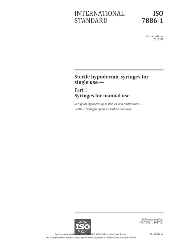 Iso 7886-1 | PDF