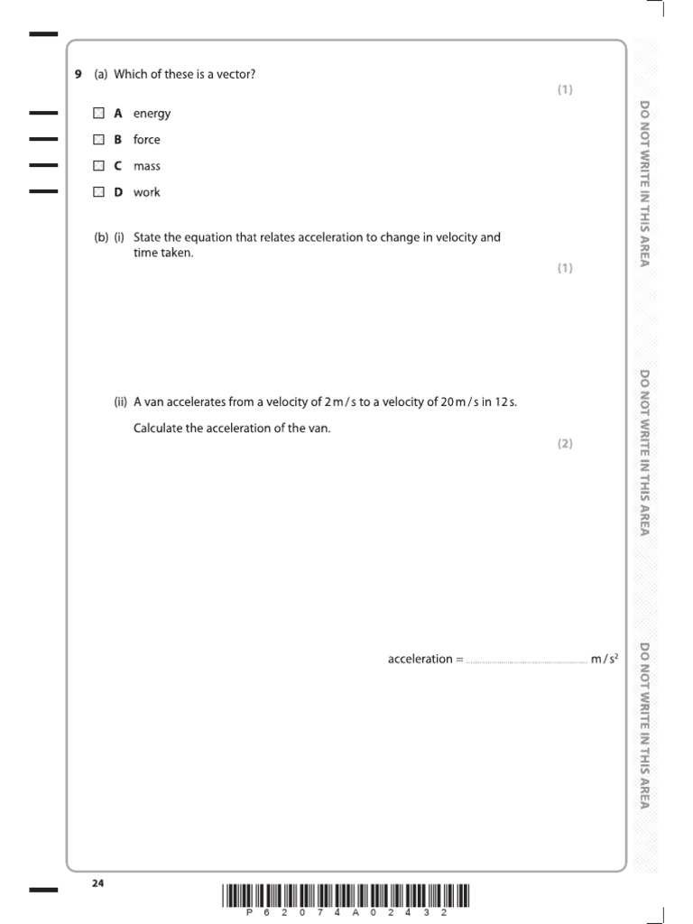 03 T2 2020 1F Q13 Stopping Distance With Rubric | PDF