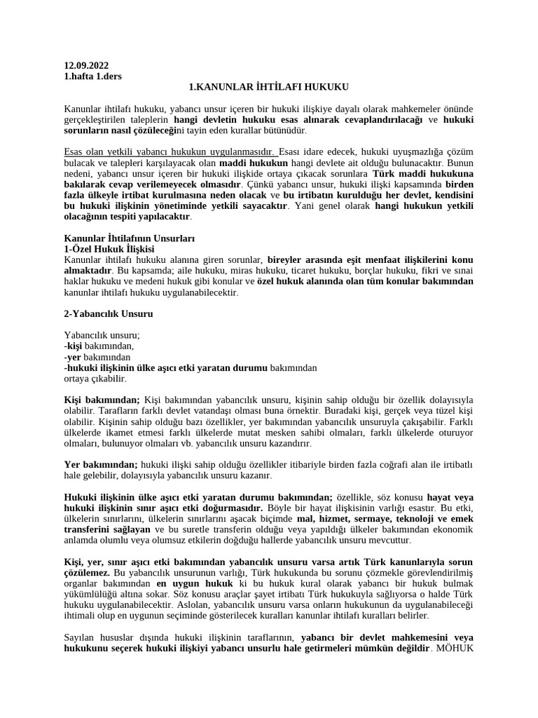 Möhuk Ders Notu | PDF