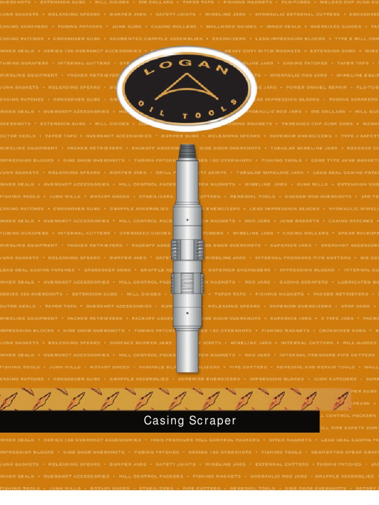 Casing Scraper Manual | PDF | Nut (Hardware) | Screw