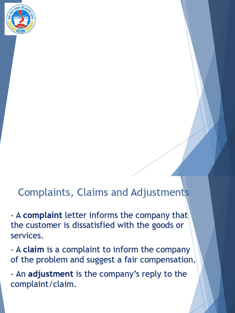 E1 - Unit 5 Complaints | PDF | Madam