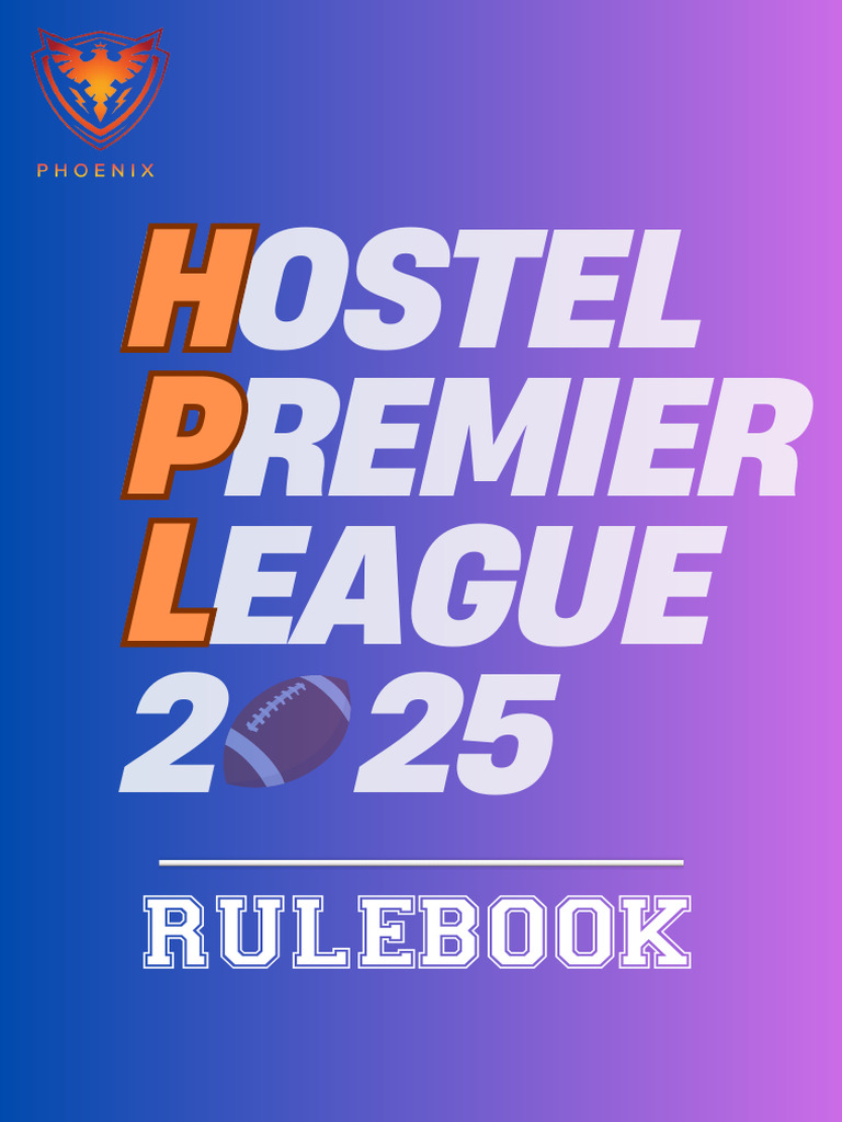 Rulebook HPL | PDF | Sports | Games Of Physical Skill