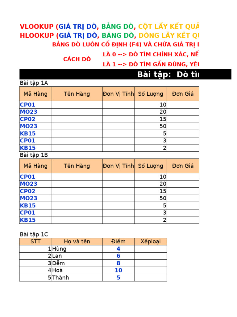 4-Ham Vlookup _ Hlookup | PDF