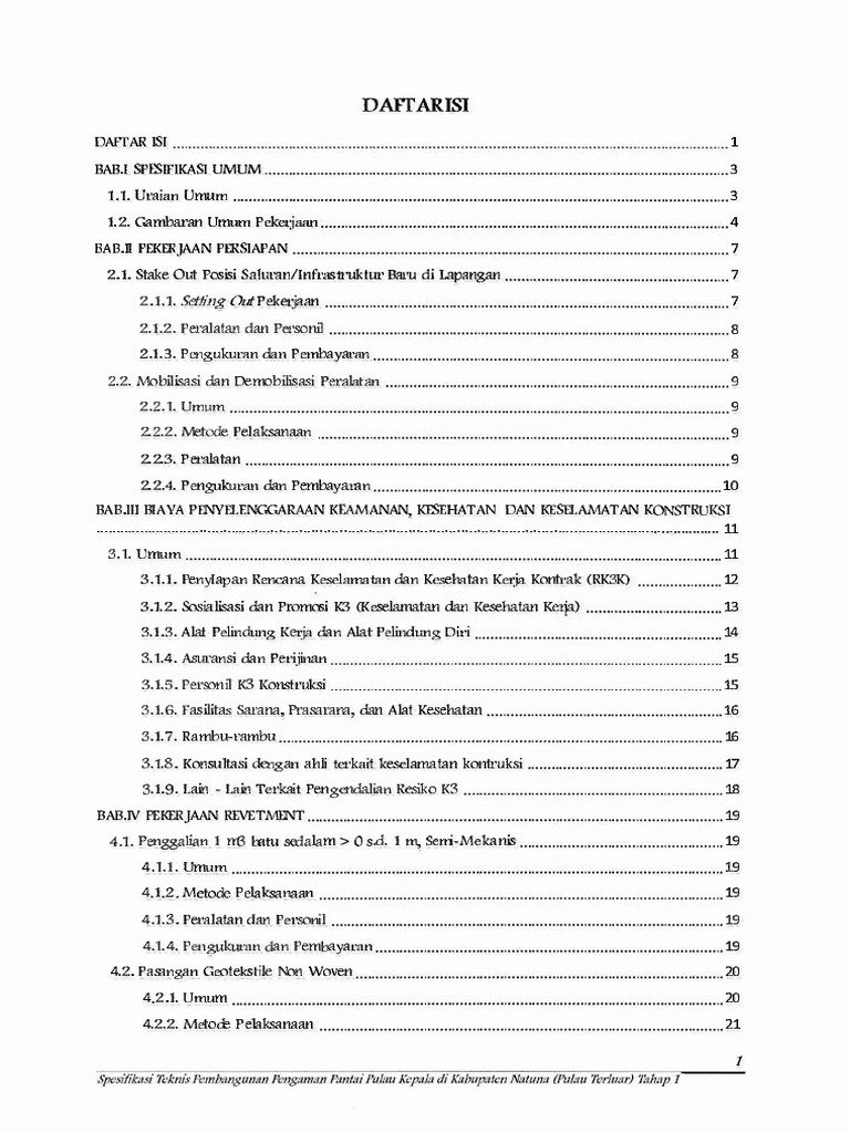 Spektek+Teknis 1 | PDF