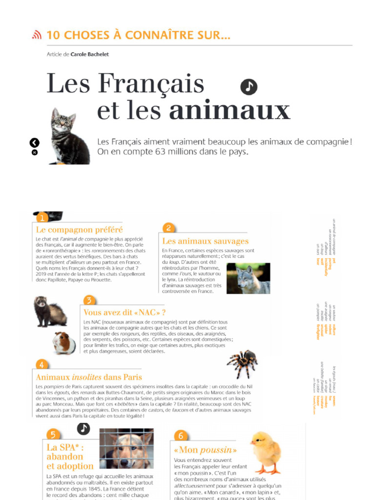 Les Français et les animaux | PDF