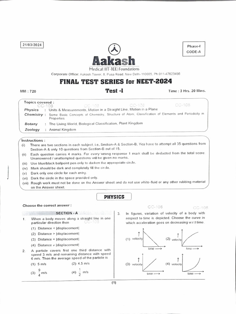 FTS 1 | PDF | Acceleration | Accuracy And Precision