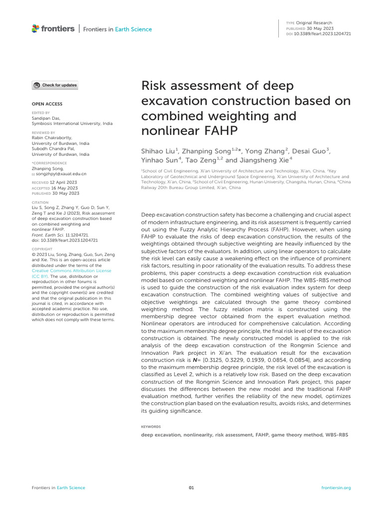 Risk_assessment_of_deep_excavation_construction_ba | PDF | Eigenvalues ...