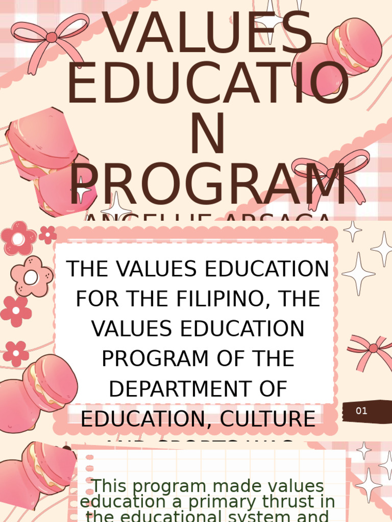 Values Education Program Goals and Objectives ANGELLIE A. ALAPAR | PDF ...