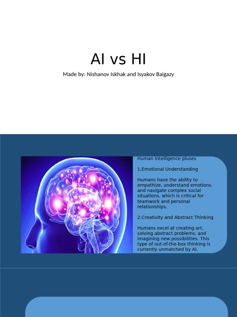 AI Vs HI | PDF