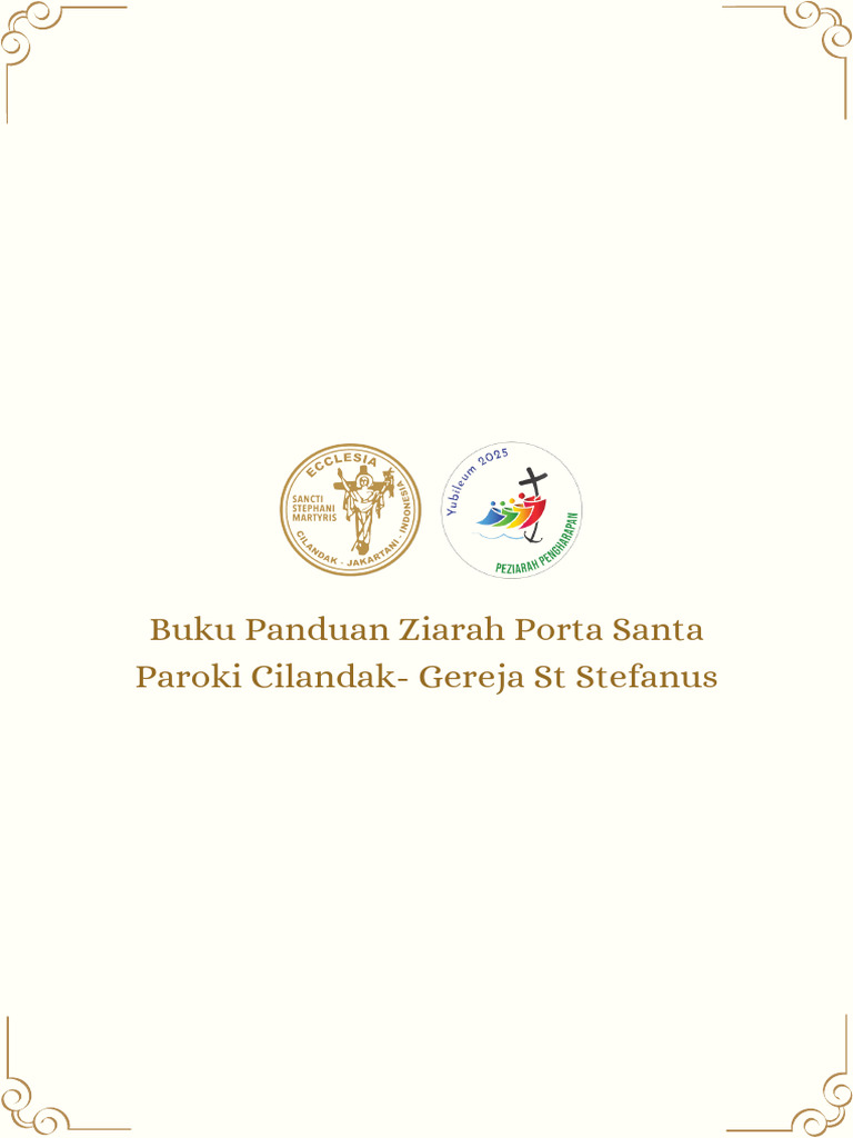Buku Panduan Ziarah Porta Santa Gereja ST Stefanus, Cilandak | PDF