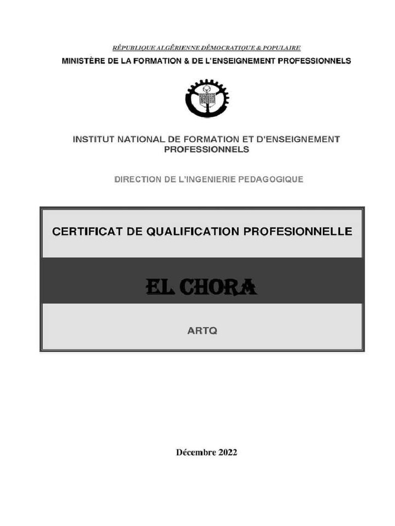 Programme Chora | PDF