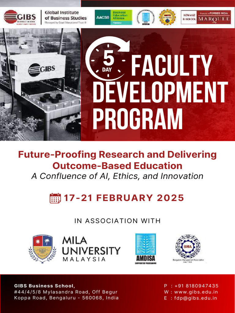 Brochure-5-Day-Faculty-Development-Program-FDP_compressed | PDF ...