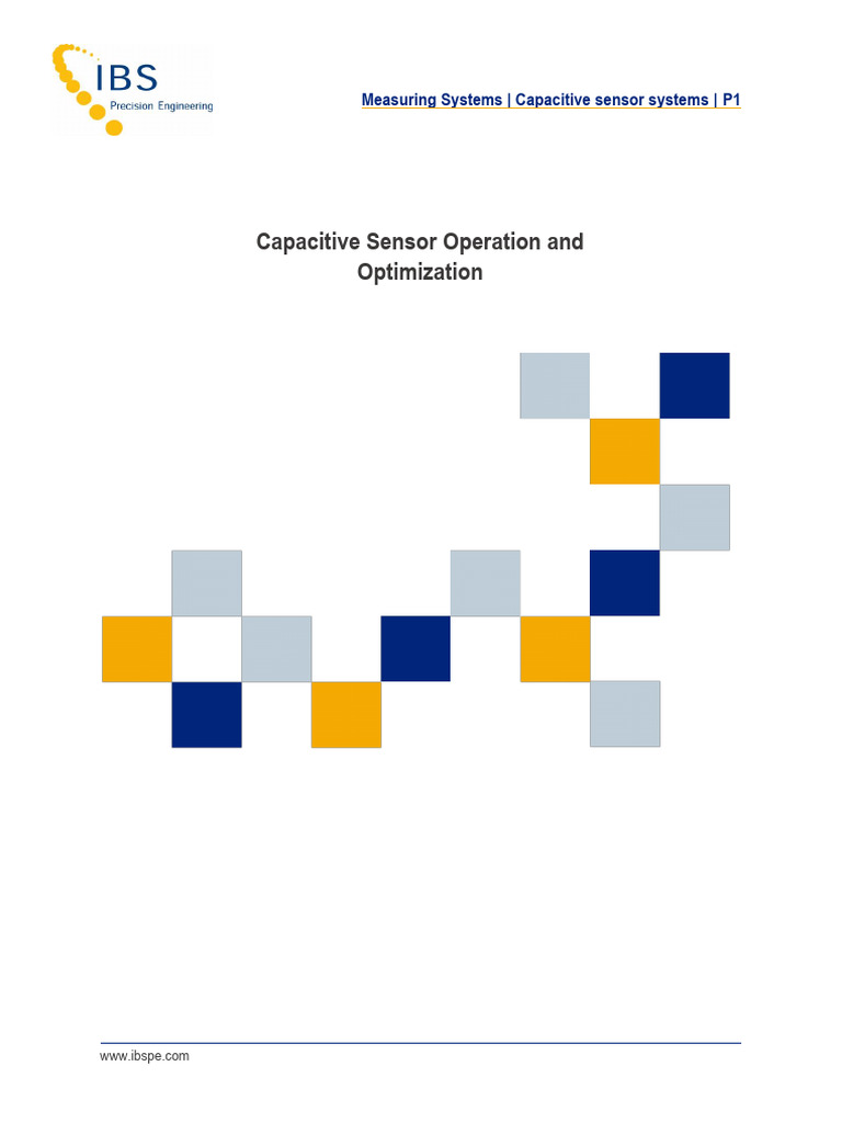 02.2 Capacitive Sensor Operation and Optimization | PDF | Capacitance | Capacitor