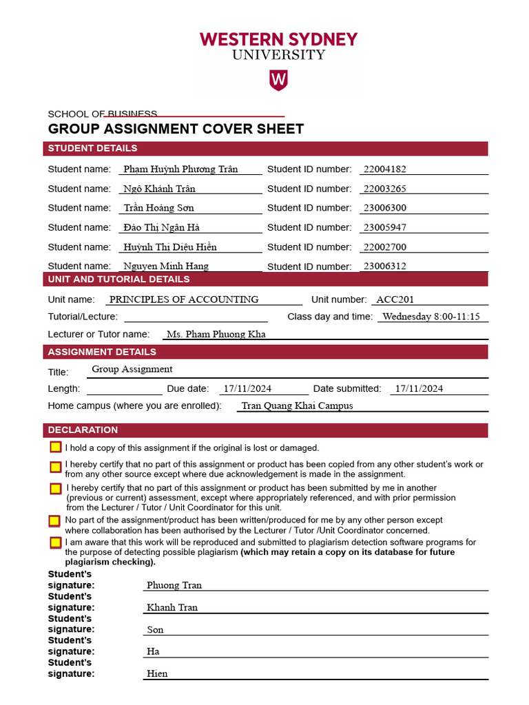 Pa1-Group Assigment-Group 4 | PDF | Expense | Depreciation