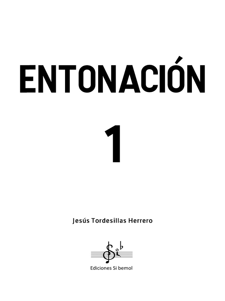 Extracto Entonacion 1 | PDF | Teoría musical | Melodía