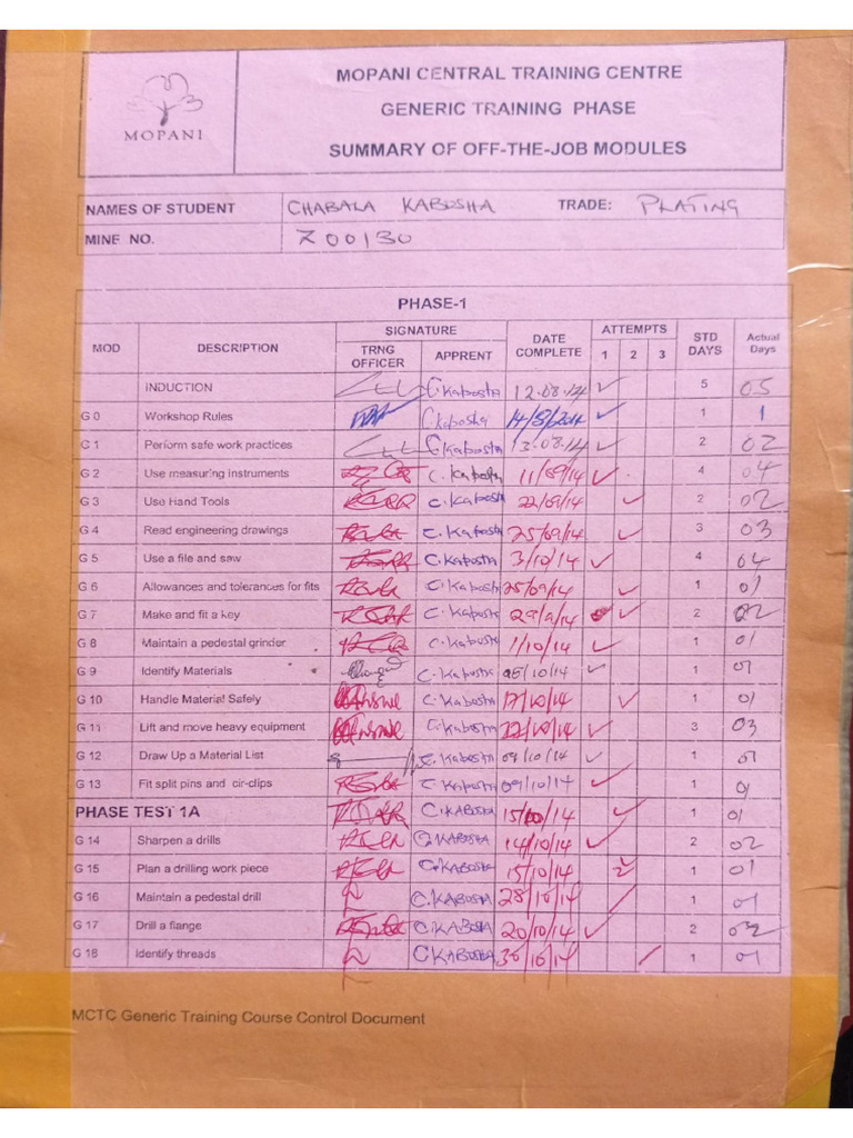 Generic Training | PDF