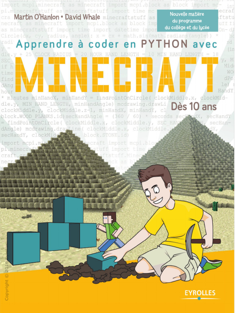 O'Hanlon - Apprendre à coder e Python avec Minecraft (Wiley, 2014) | PDF