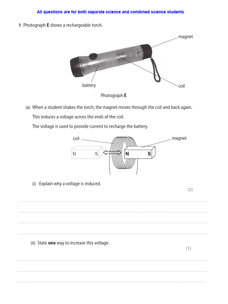 Energy and Voltage in Circuits 2 QP | PDF | Inductor | Electrical ...