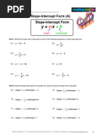 KUTA Graphing Lines in Slope-Intercept Form | PDF | Equations ...