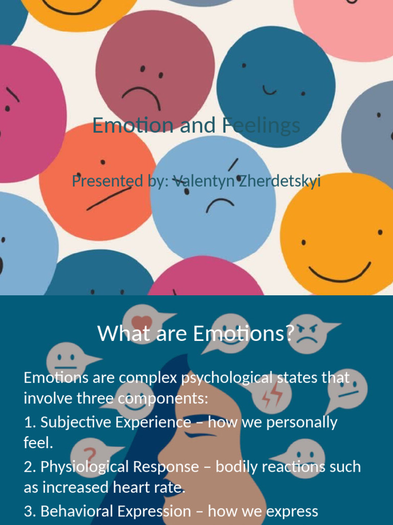 Emotion and Feelings Presentation | PDF