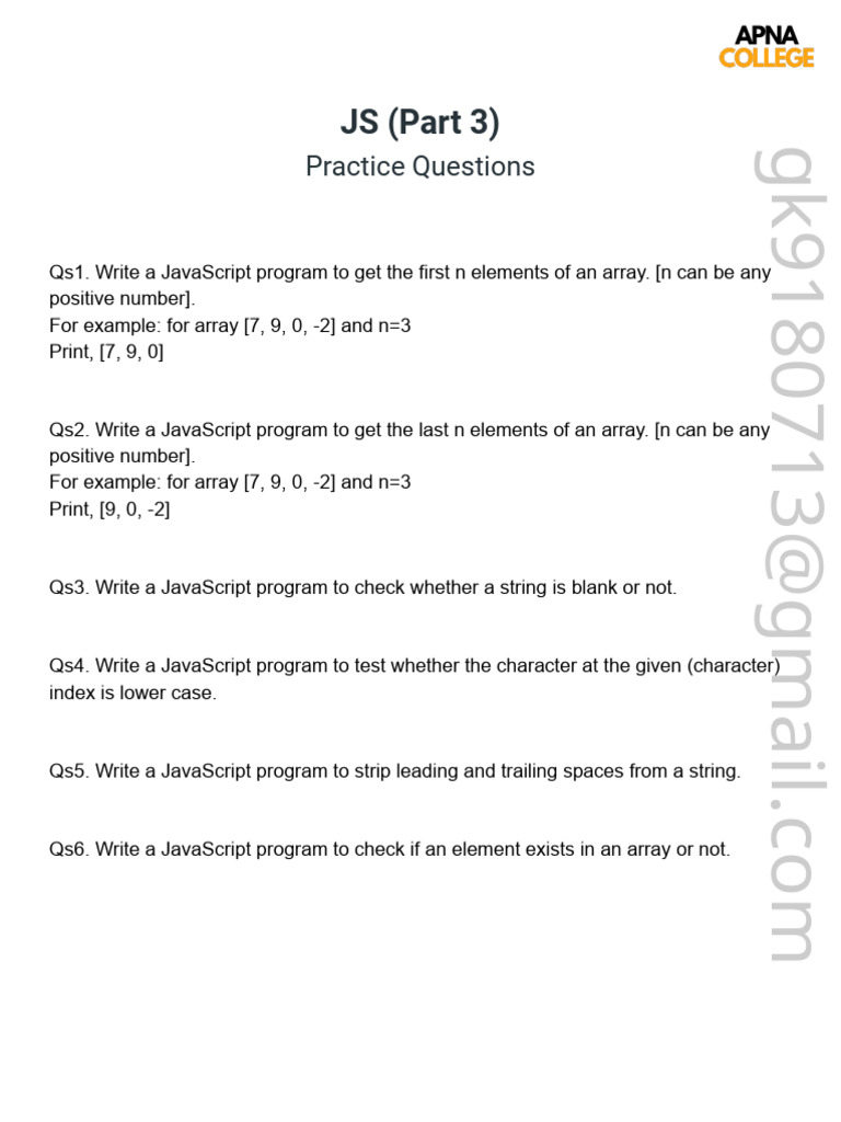 JS Part3 (QS) | PDF
