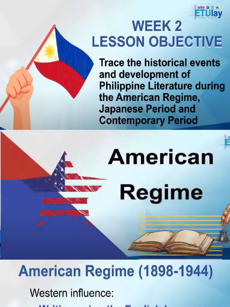 American Regime To Contemporary Period | PDF