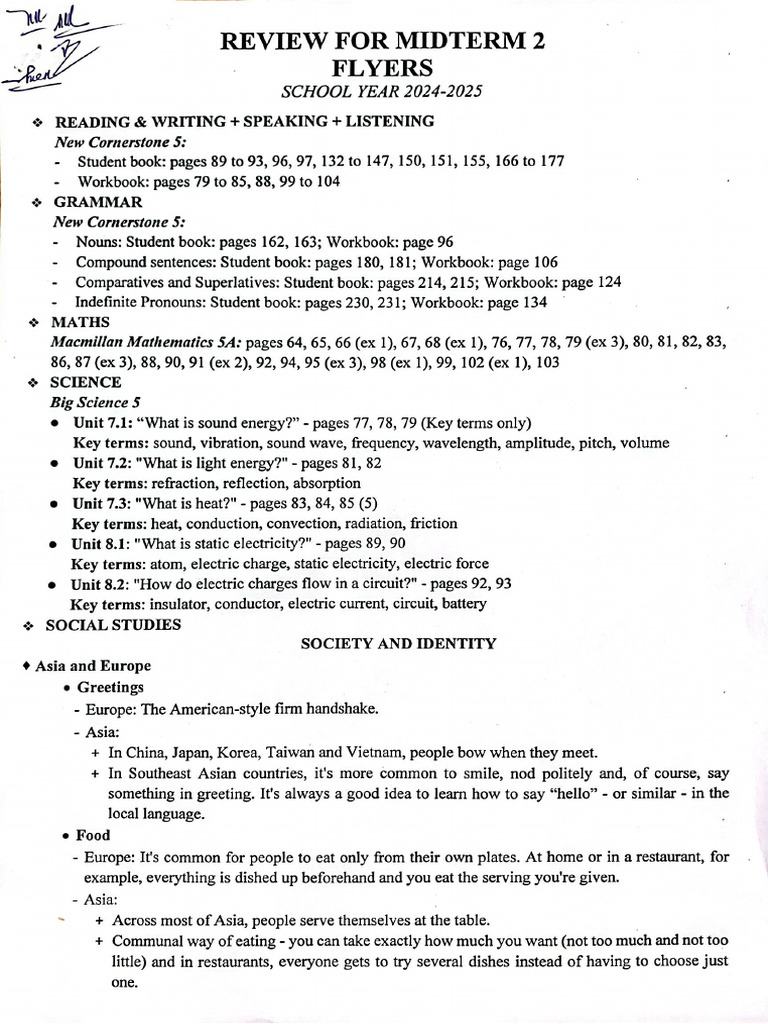 Review MID 2 - Flyers | PDF